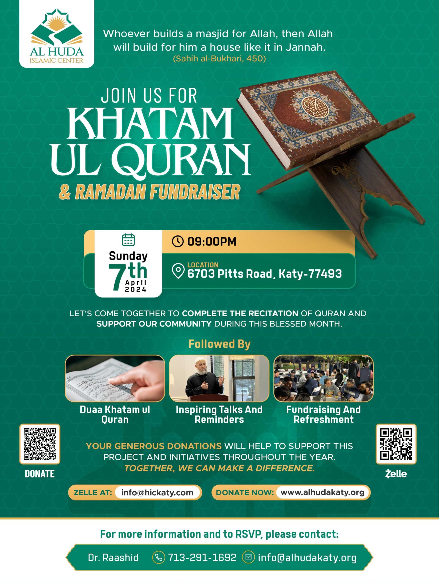 Best Islamic Center in Katy Texas: Community and Faith - Al-Huda ...