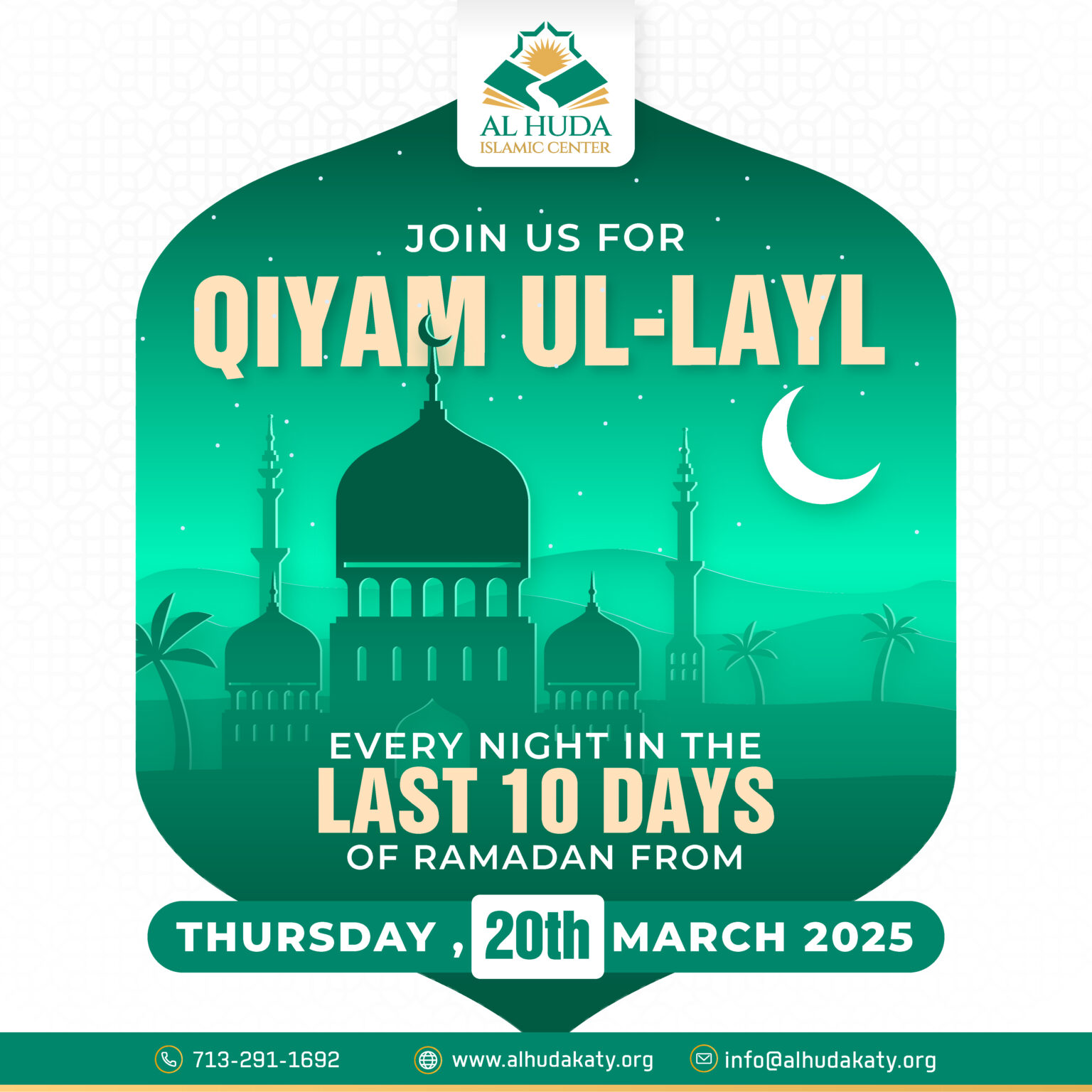 Best Islamic Center in Katy Texas: Community and Faith - Al-Huda ...