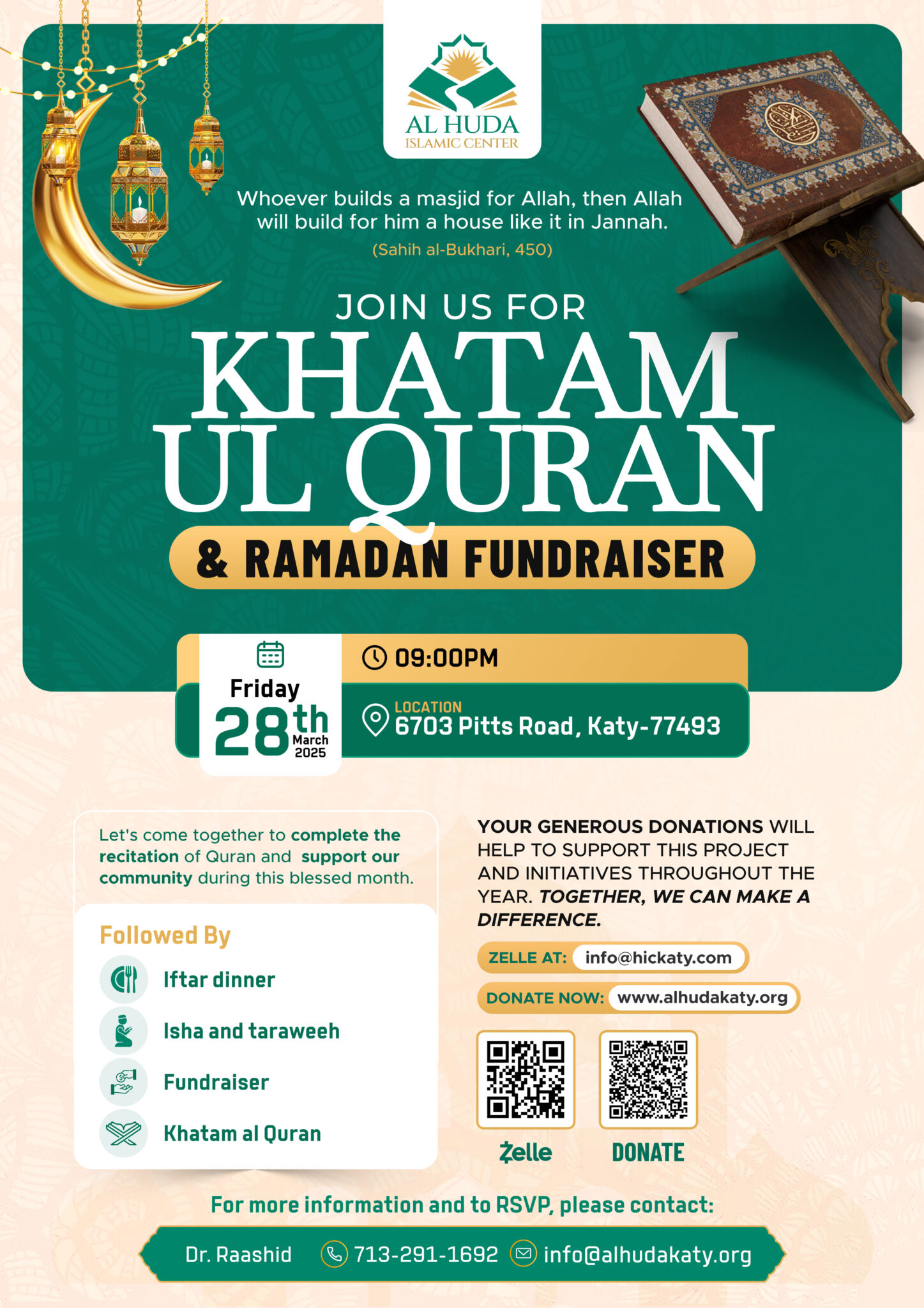 Best Islamic Center in Katy Texas: Community and Faith - Al-Huda ...